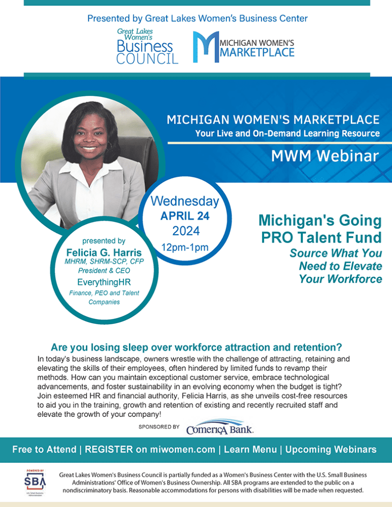 Michigan's Going PRO Talent Fund - Great Lakes WBC