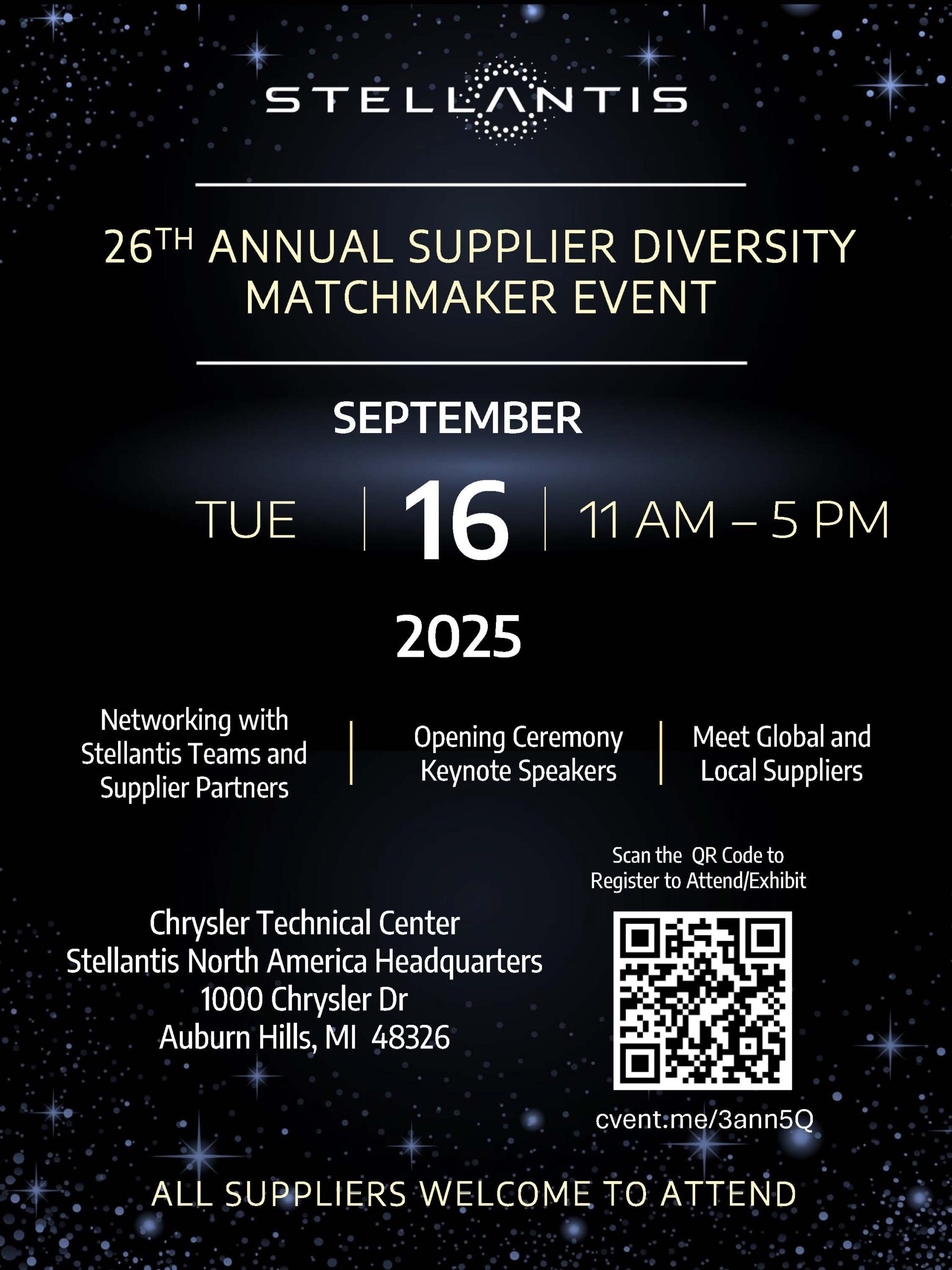26th Annual Stellantis Supplier Diversity MatchMaker - Great Lakes WBC